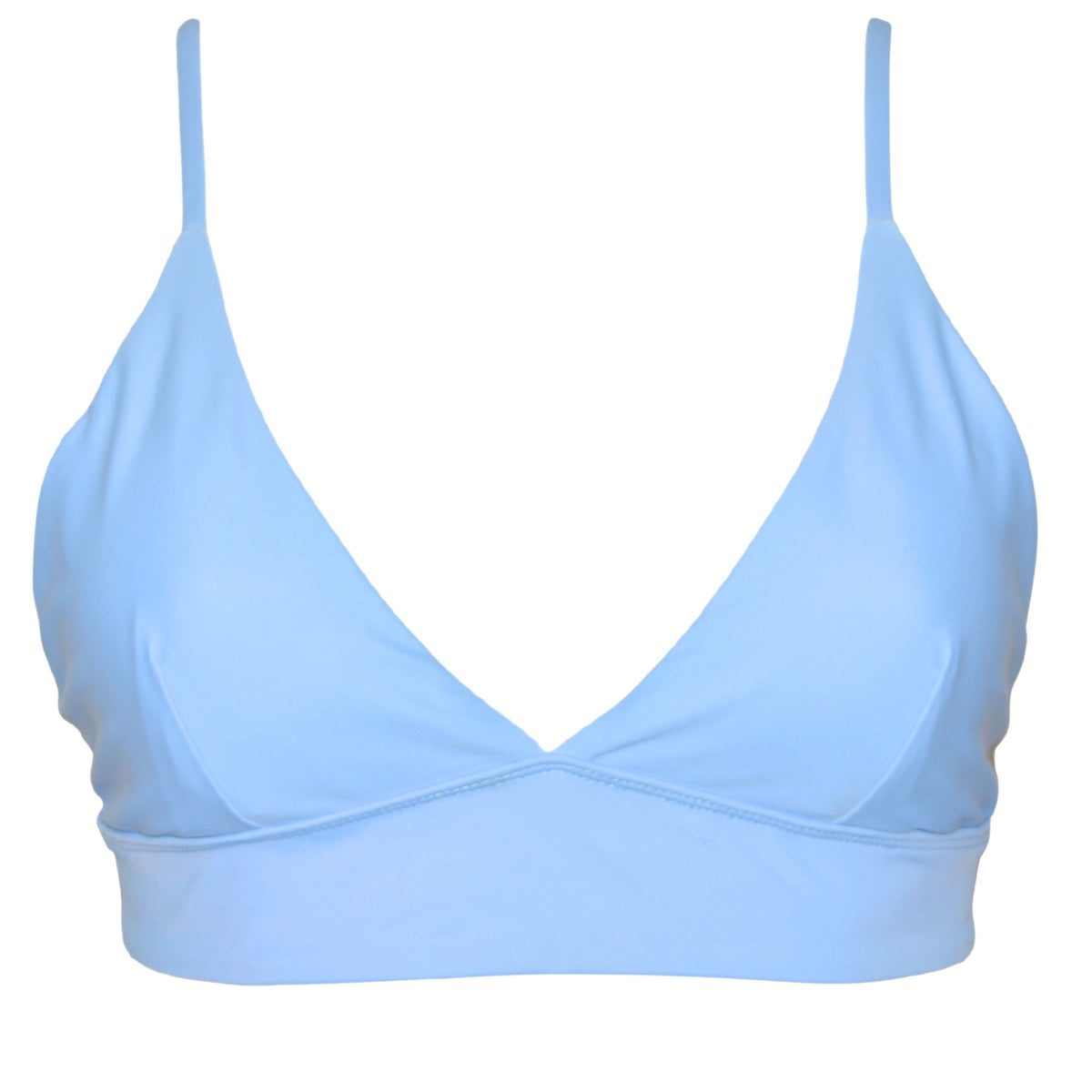 Nari Wide Band Triangle Bikini Top | Andavi Swim